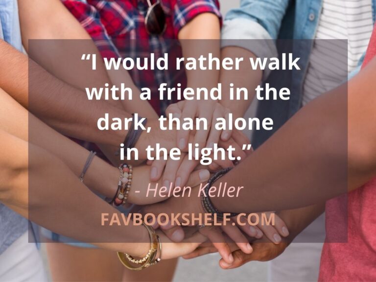 31 Best Book Quotes on Friendship (Heart-Touching) - Favbookshelf